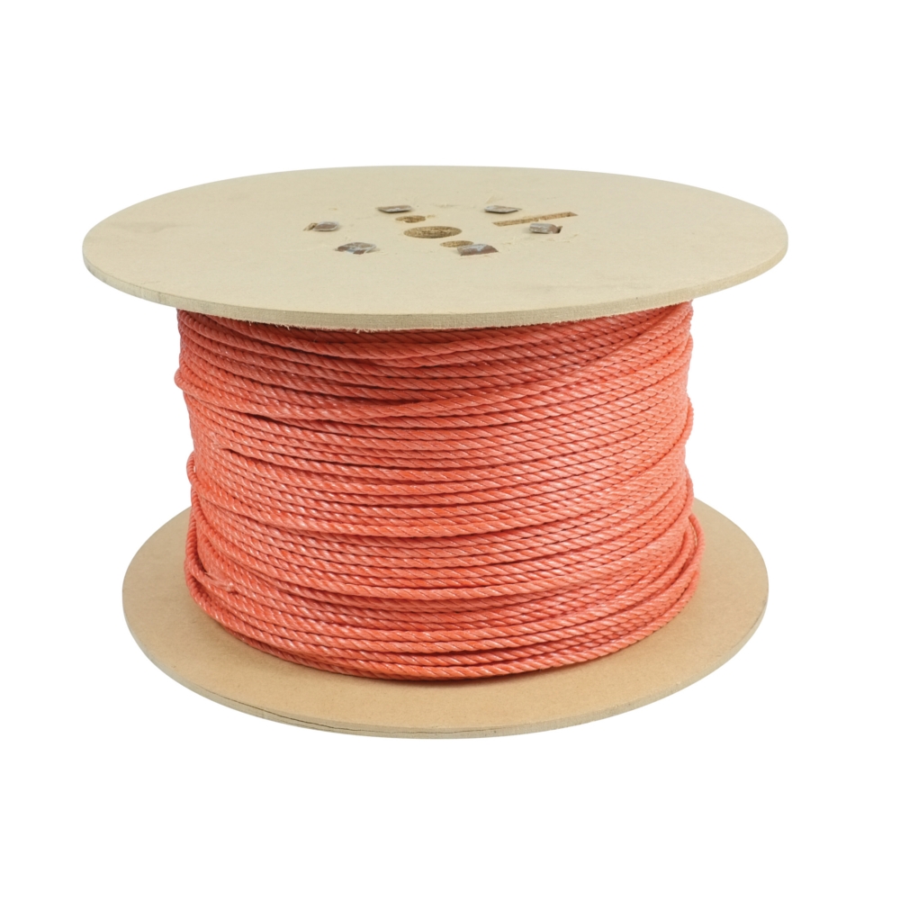 Polypropylene Rope (Orange) 6mm x 450m | Tiger Supplies