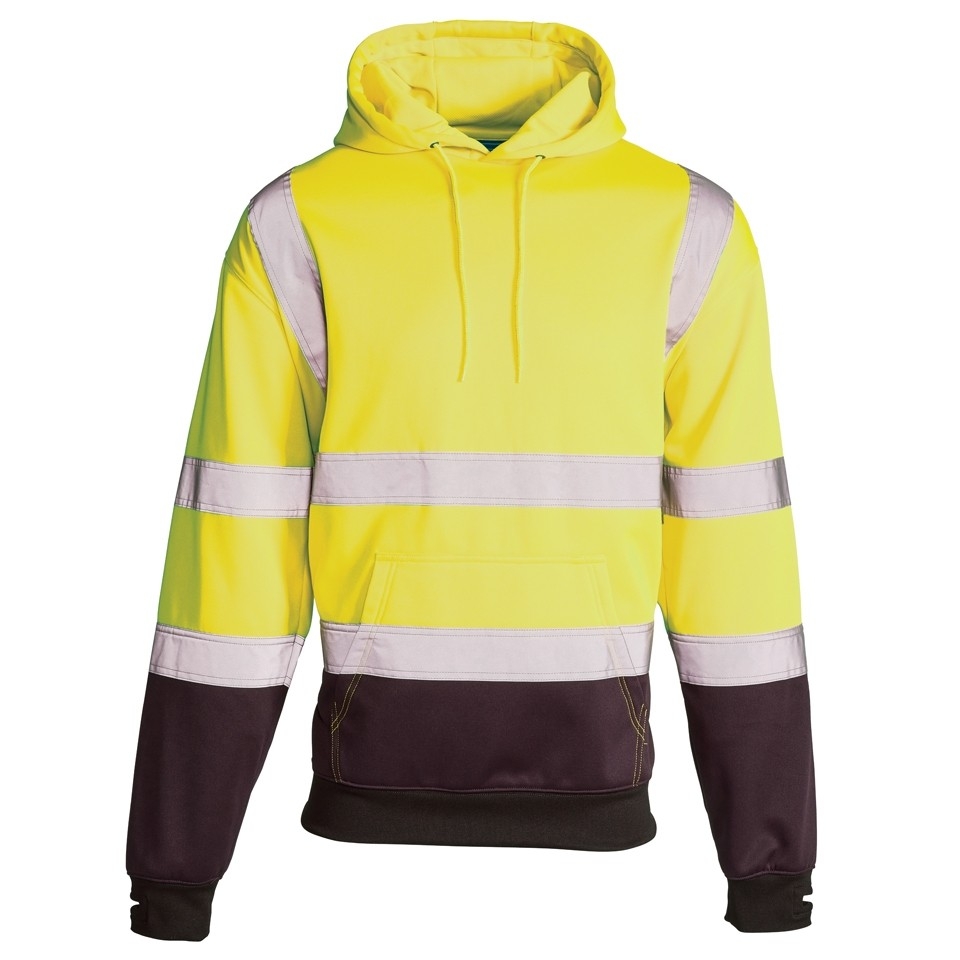 Hi Vis Hoodie Sweatshirt 2 Tone | Tiger Supplies