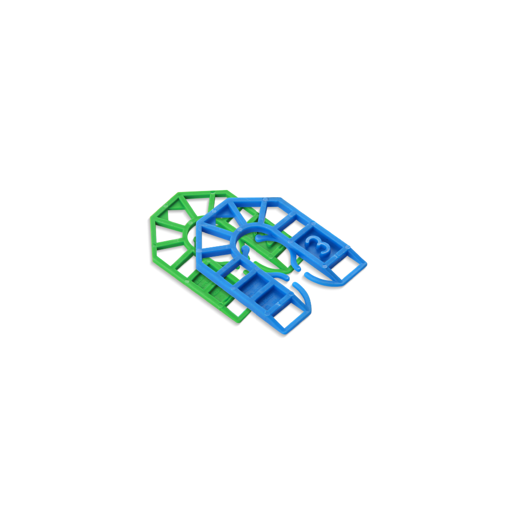 Plastic Packing Shims - 55 x 43mm - Assorted - Box of 1000 | Tiger Supplies