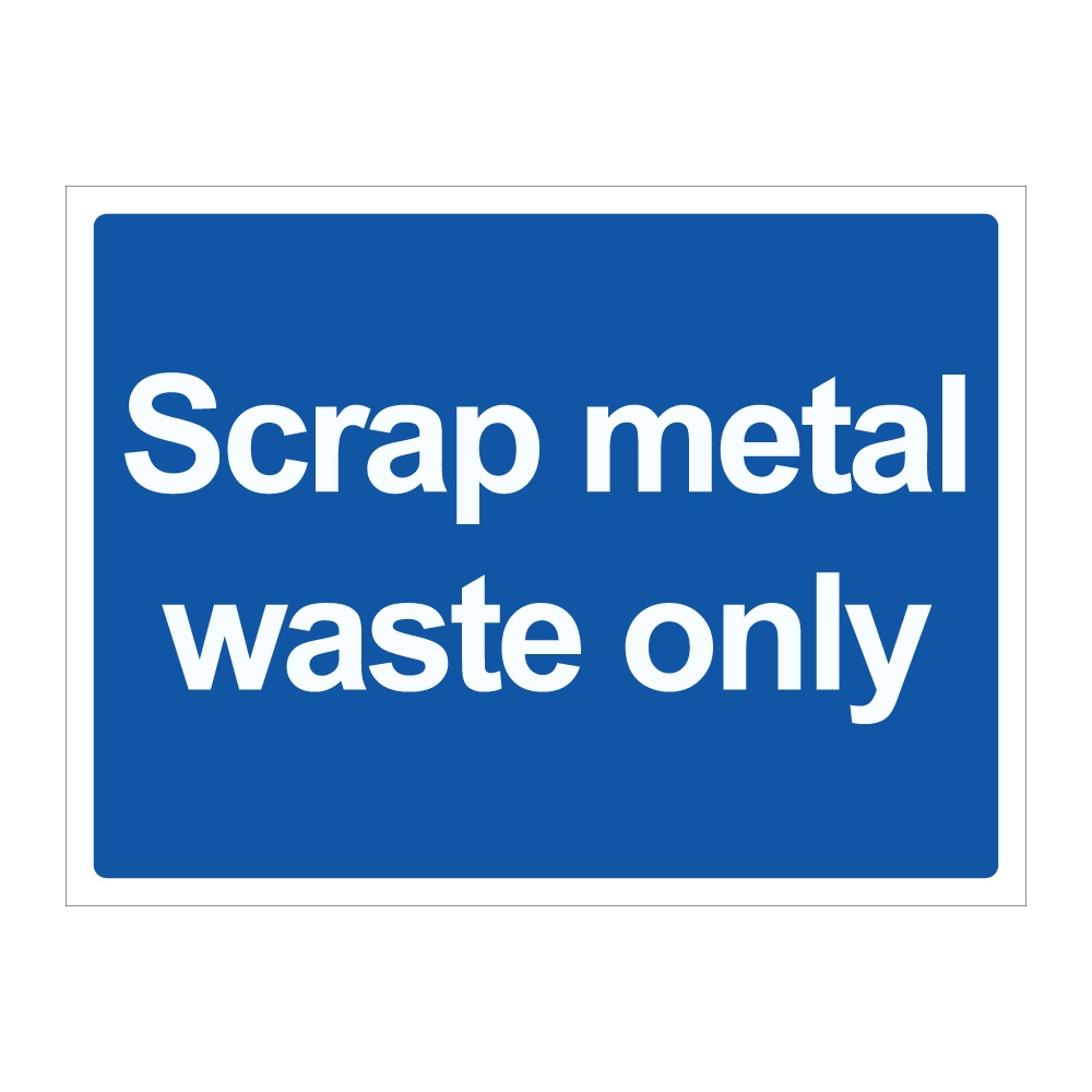 Scrap Metal Waste Only | Tiger Supplies